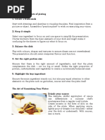 Fundamentals of Plating | PDF | Foods | Garnish (Food)
