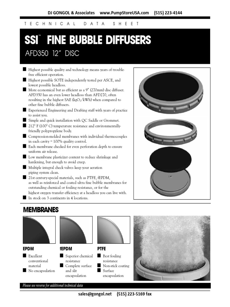 AFD 350 - Disc Diffuser | PDF | Materials | Building Engineering