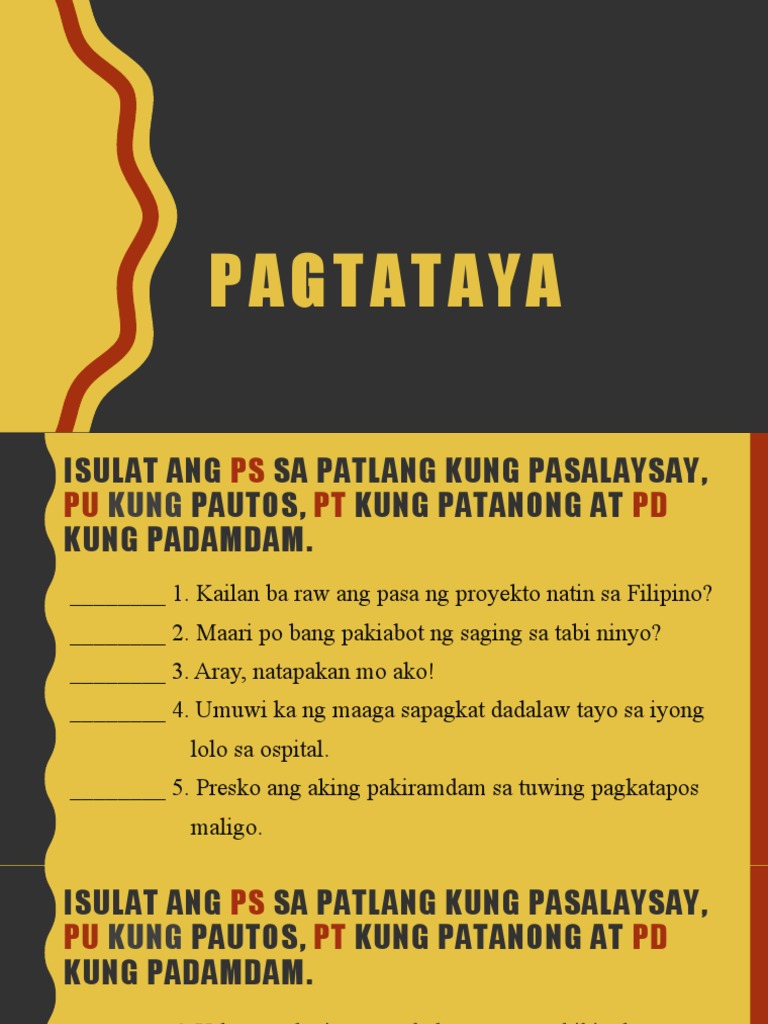 5 Pagtataya | PDF