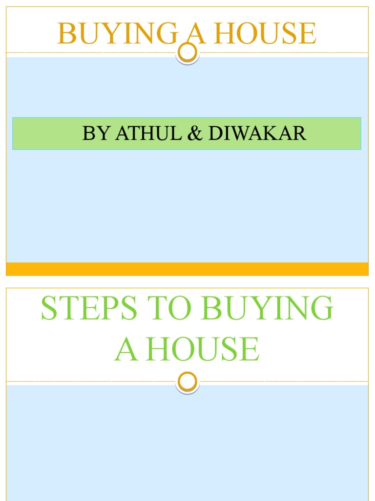 Buying A House | PDF | Loans | Mortgage Loan