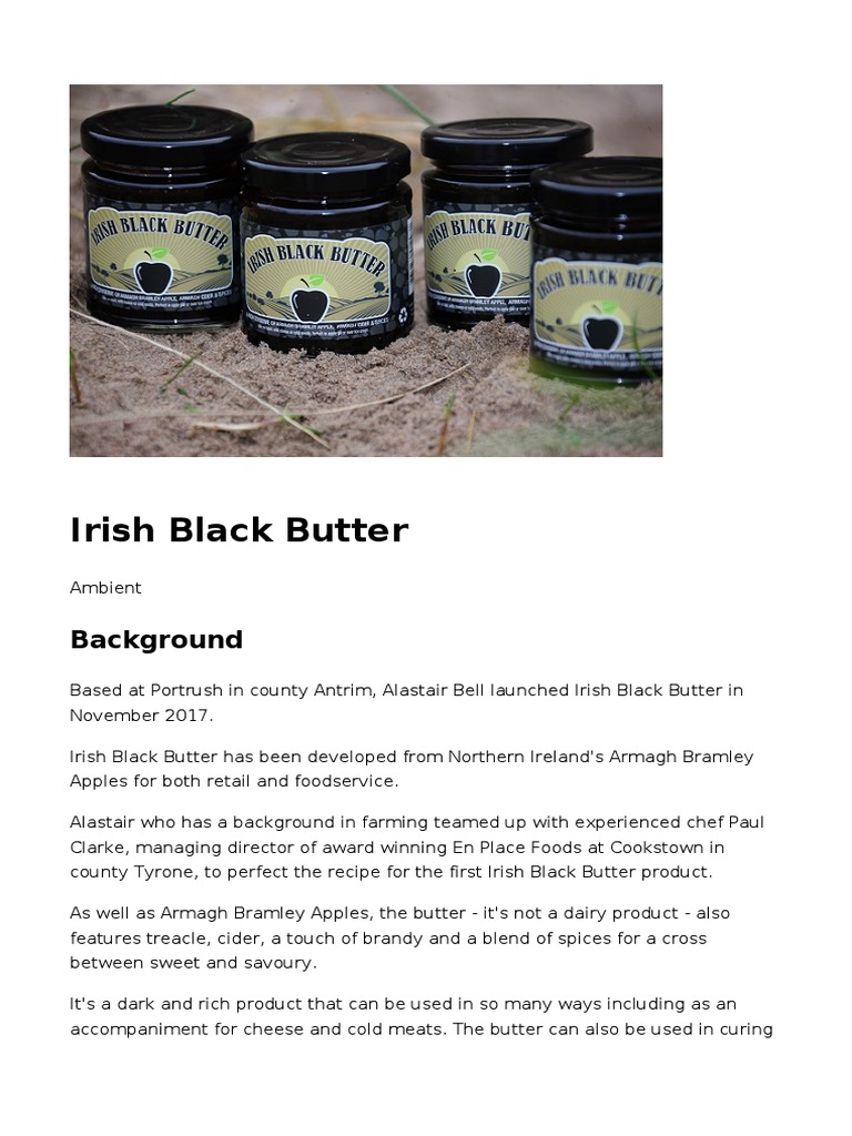 Irish Black Butter