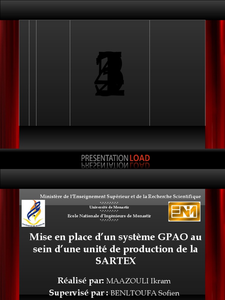 Présentation PFE GPAO Ikram | PDF | Business | Informatique