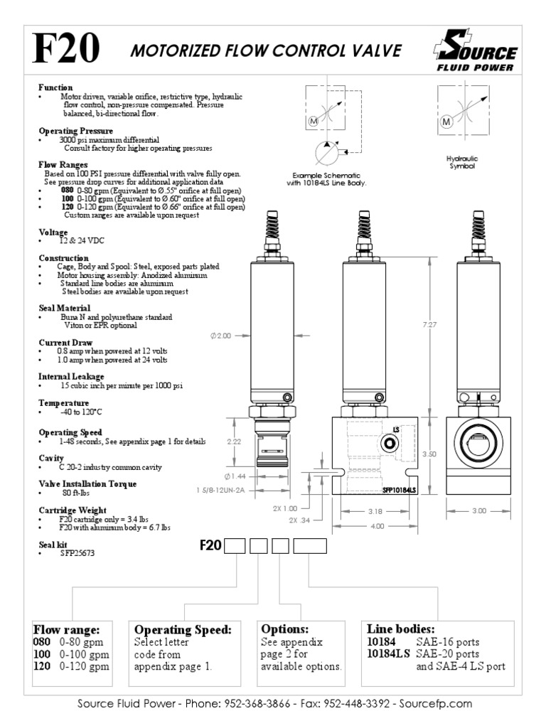 Motorized Flow Control Valve: Function | PDF | Valve | Manufactured Goods