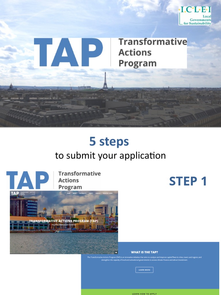 TAP 2018 Registration and Application | PDF