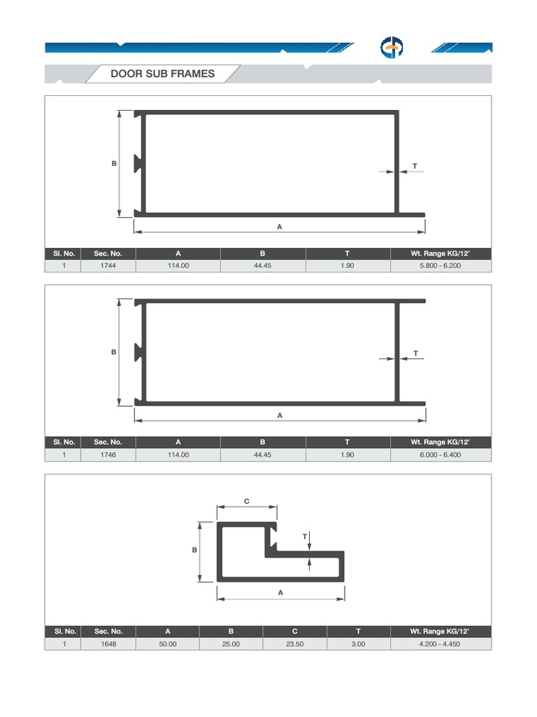 08 Door Sub Frames | PDF