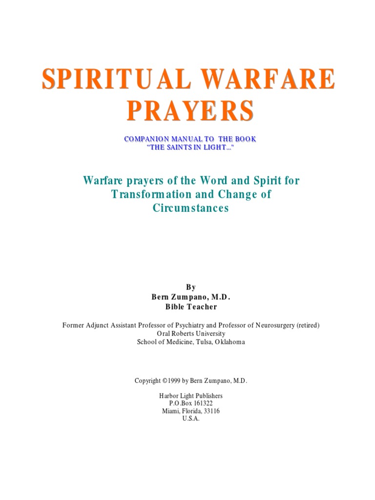 Spiritual Warfare Prayers | Spiritual Warfare | Prayer