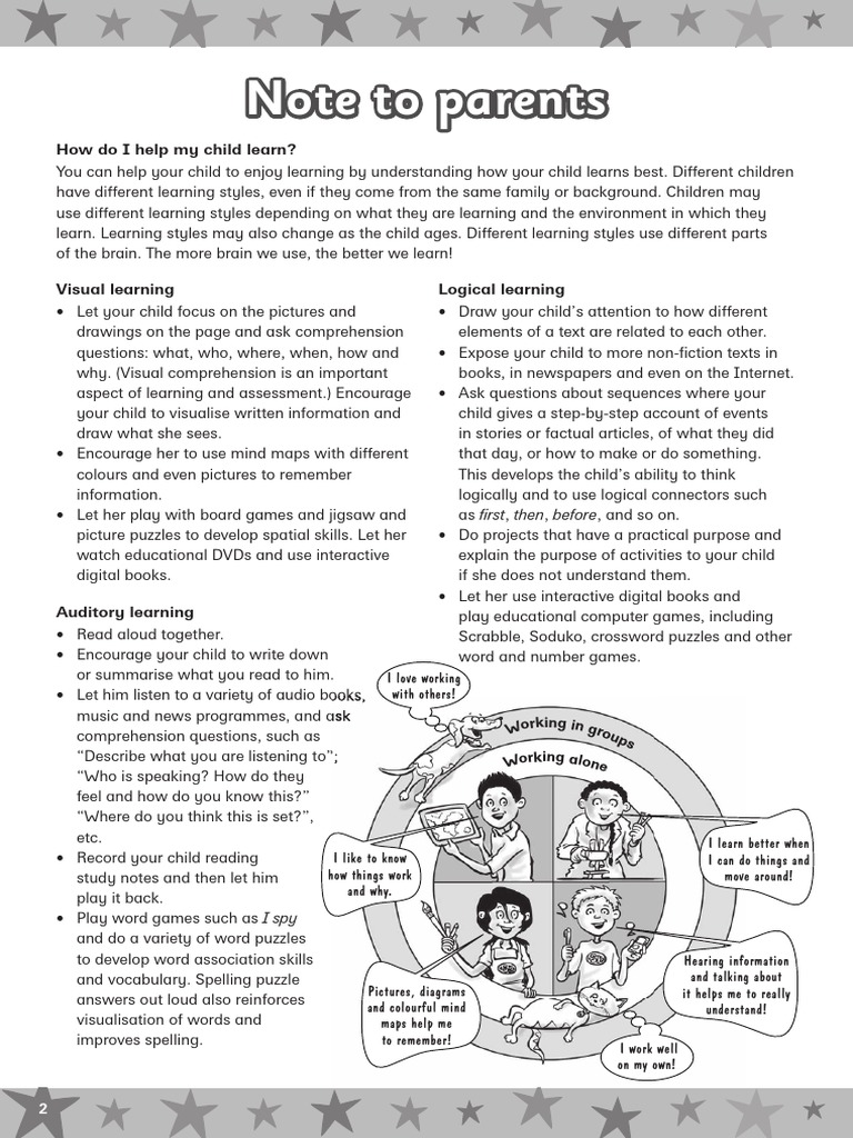 Parents' Guide to Child Learning | PDF | Learning Styles | Reading ...