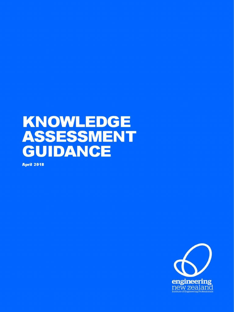 Knowledge Assessment for Engineers NZ | PDF | Engineering | Conceptual ...