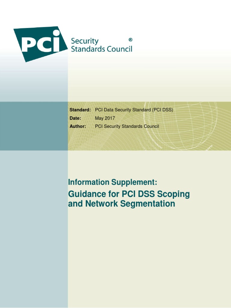 Usefull PCI DSS Scoping and Segmentation - 2017 | PDF | Payment Card ...
