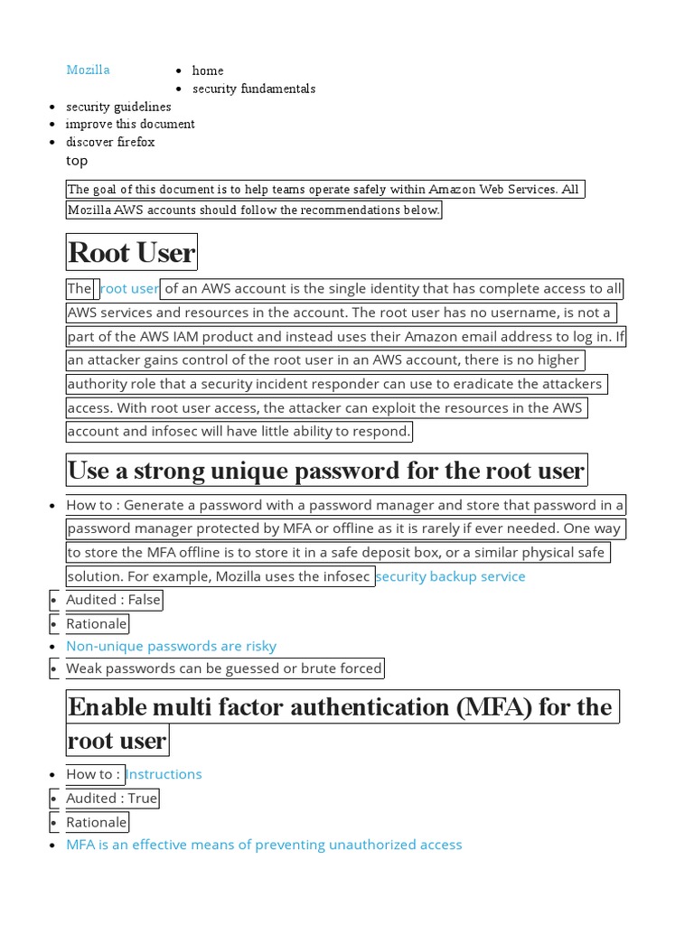 Root User: Use A Strong Unique Password For The Root User | PDF | Superuser | Password