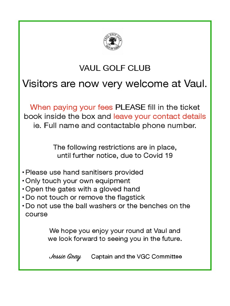 Visitor Notice | PDF