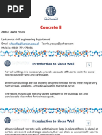 Shear Wall - Design of Shear Wall (Using Staad Pro) | PDF | Wall ...