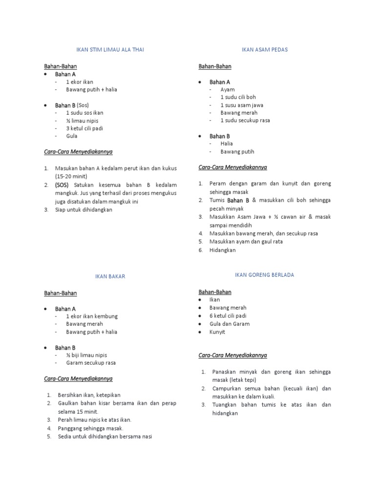 Resepi Diet PDF | PDF