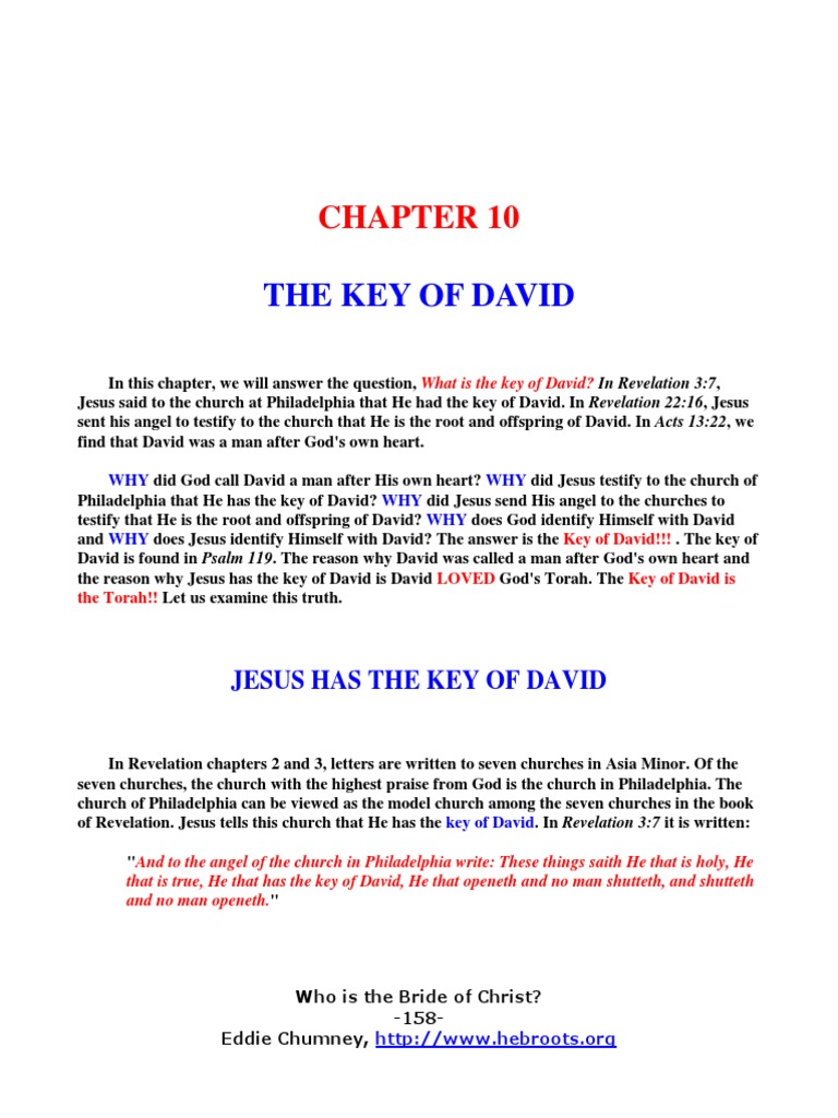 10.the Key of David | PDF | Shemini Atzeret | Sukkot
