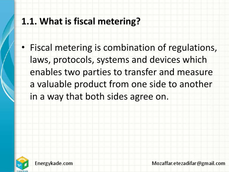 What Is Fiscal Metering | PDF