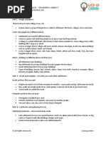 Grade 4 Geography Term 1 Test Questions | PDF | Road