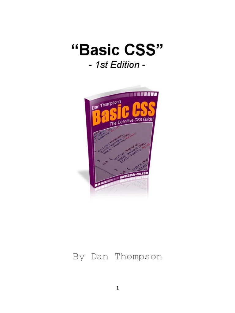 Basic Css The Definitive Css Guide | PDF | Cascading Style Sheets | Html Element