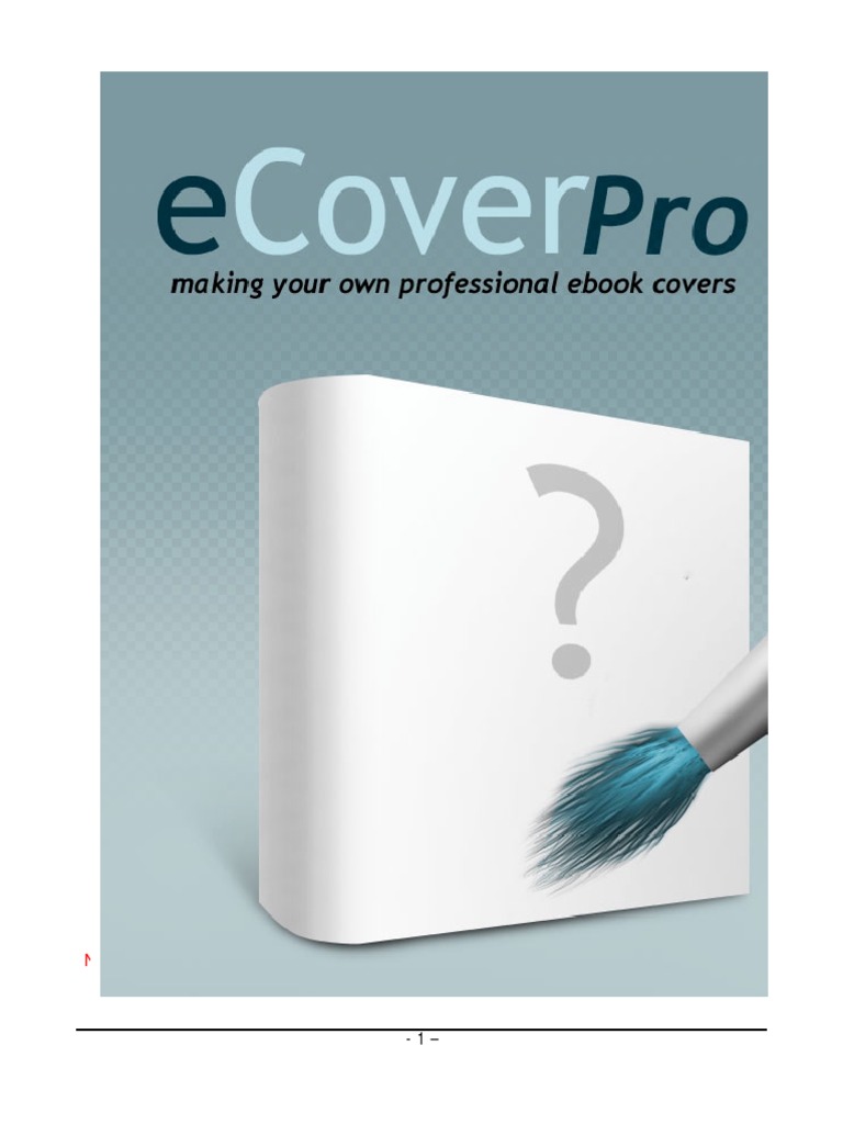 Create Your Own Professional Ecovers With Photoshop! | PDF | Adobe ...