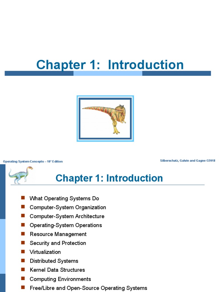 Chapter 1 Introduction To Operating System Concepts | PDF | Operating ...
