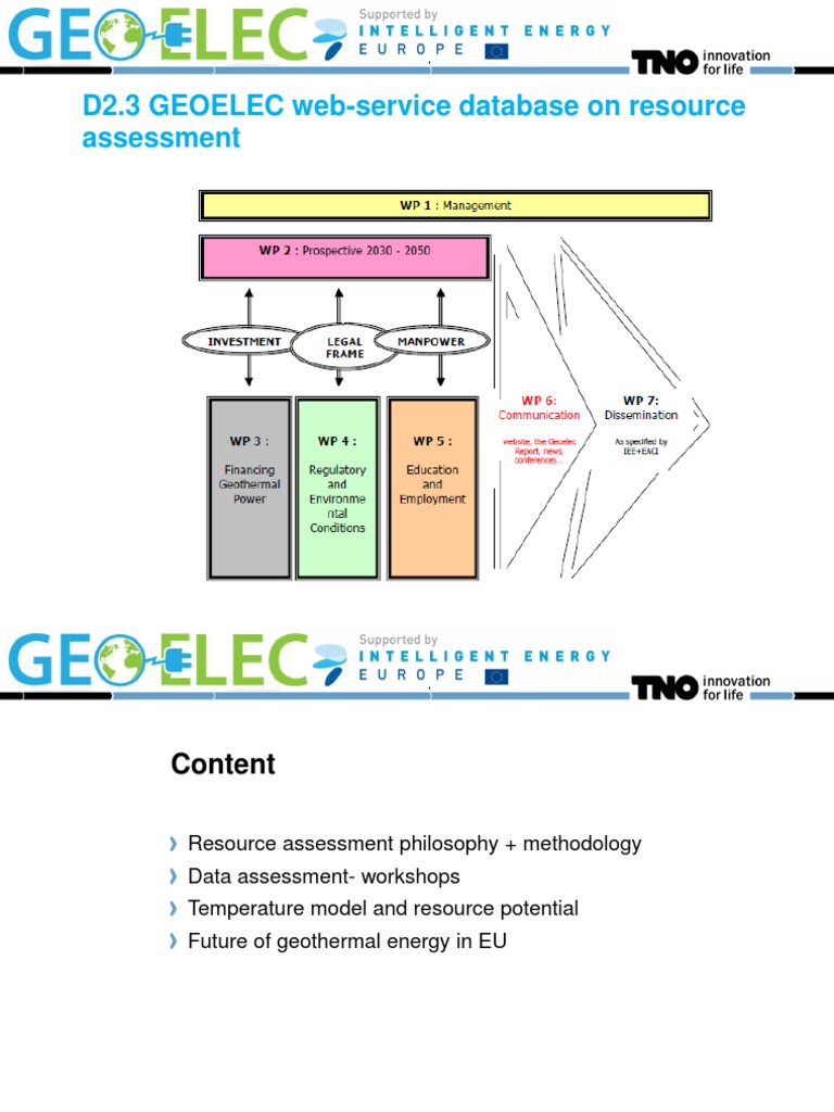 D2.3 GEOELEC Web-Service Database On Resource Assessment | PDF ...