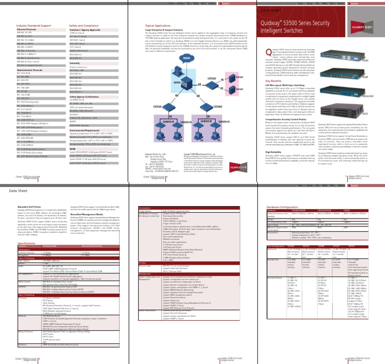 En-s3500-Dats-quidway s3500 Intelligent Security Ethernet Switches-V1 ...