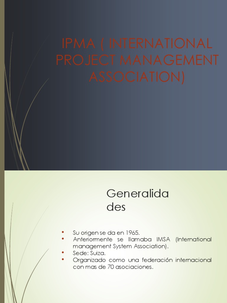 IPMA (International Project Management Association) | PDF | Gestión de ...