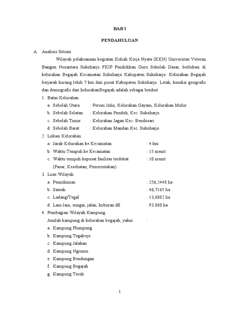 Laporan KKN Posdaya Begajah Ok | PDF | Ilmu Sosial | Kesehatan Holistik