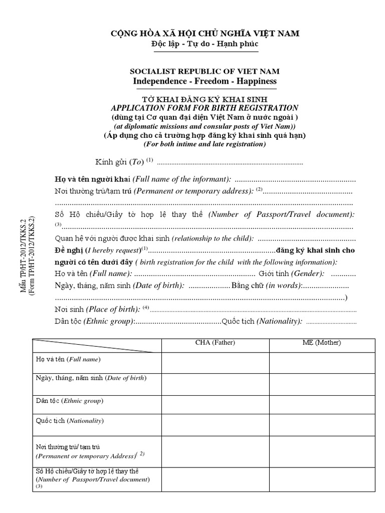 Mau T Khai TP - HT-2012-TKKS.2 | PDF