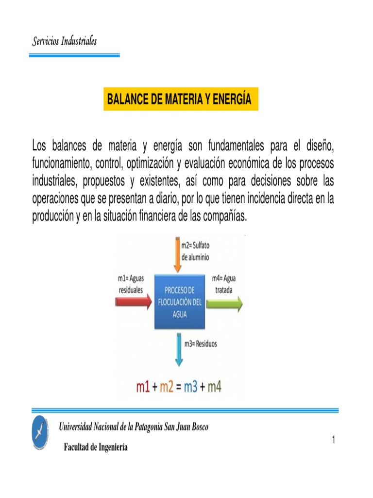 Balance de Materia Y Energía | Descargar gratis PDF | Sistema | Importar