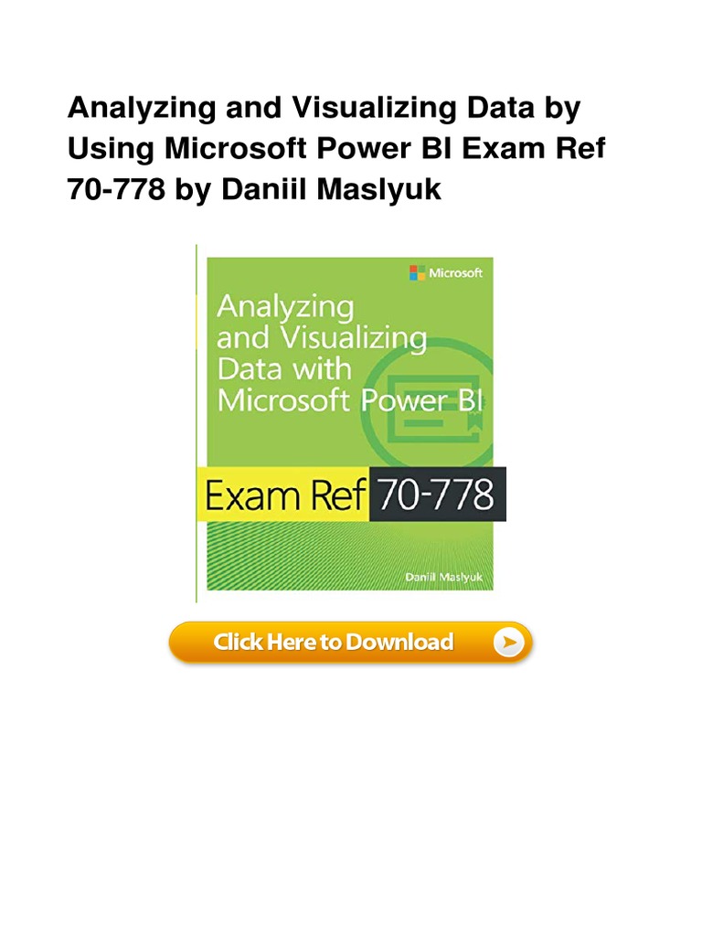 Analyzing and Visualizing Data by Using PDF | PDF