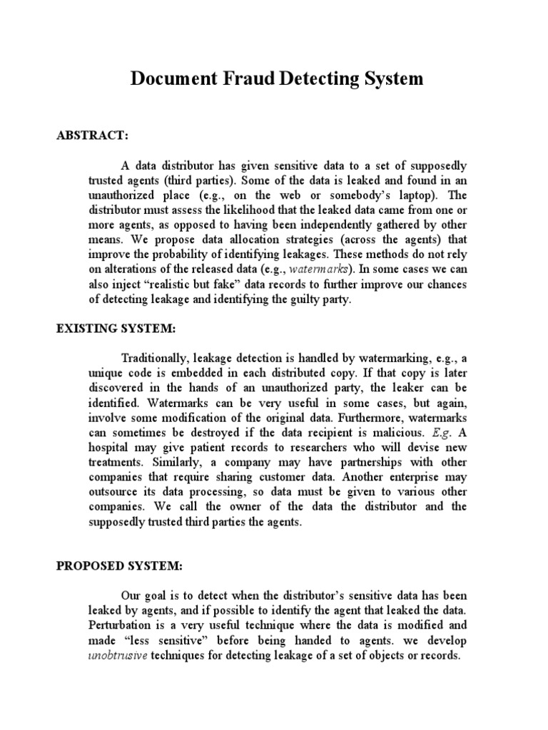 Document Fraud Detecting System | PDF | Php | Databases