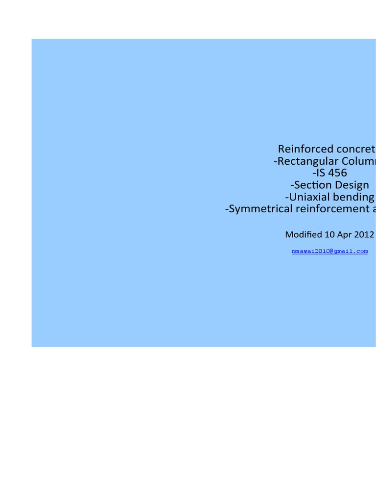 Reinforced Concrete Design Guide | PDF | Architectural Elements | Civil ...