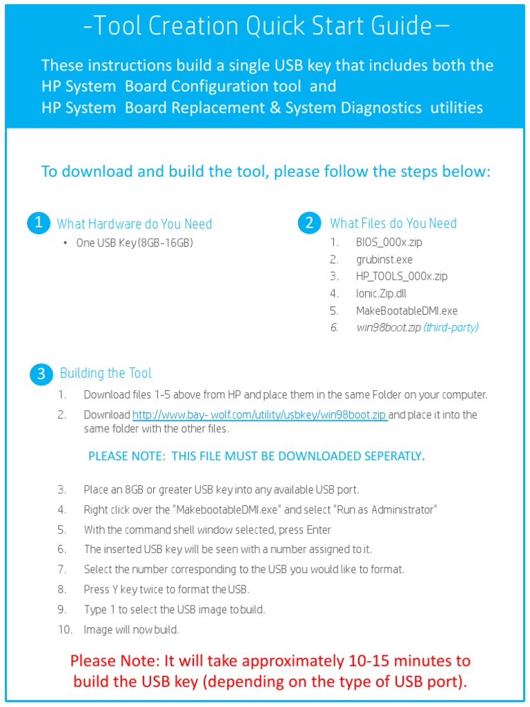 Single USB Key Tool Creation Quick Start Guide | PDF | Computers