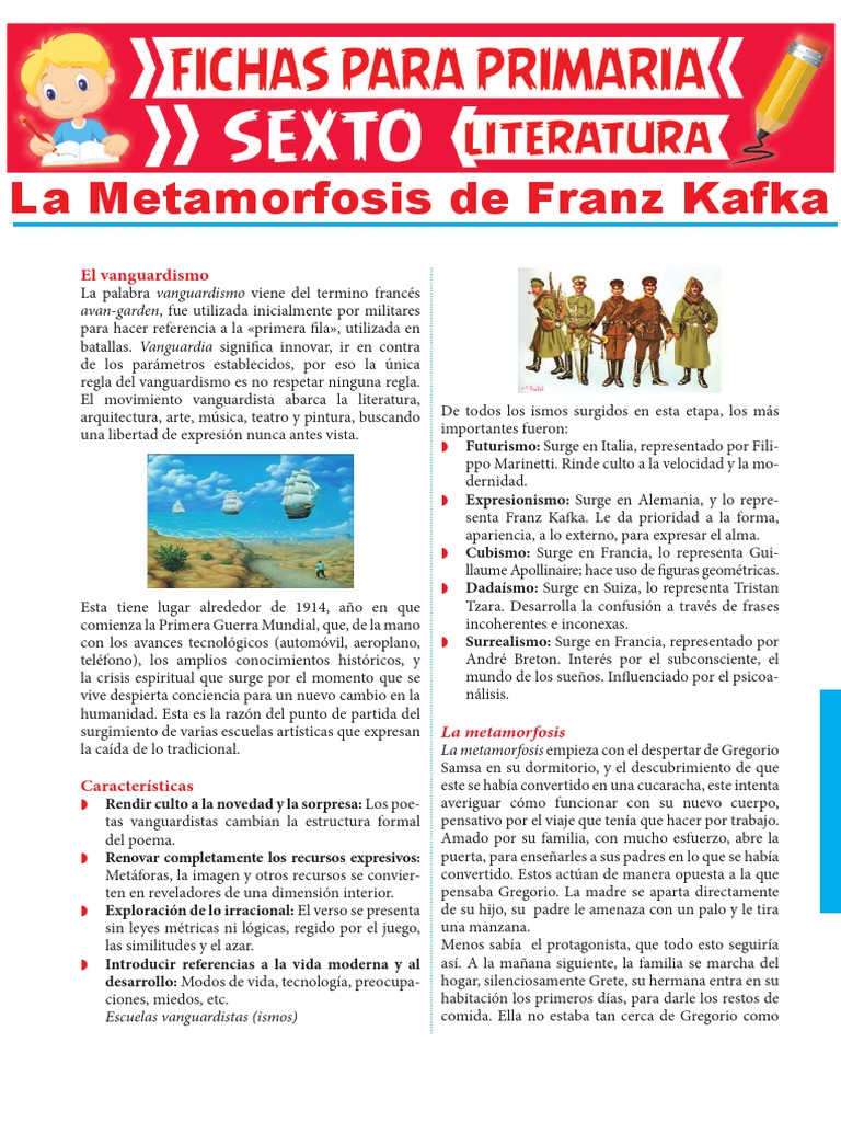 La Metamorfosis de Franz Kafka para Sexto Grado de Primaria | PDF | La ...