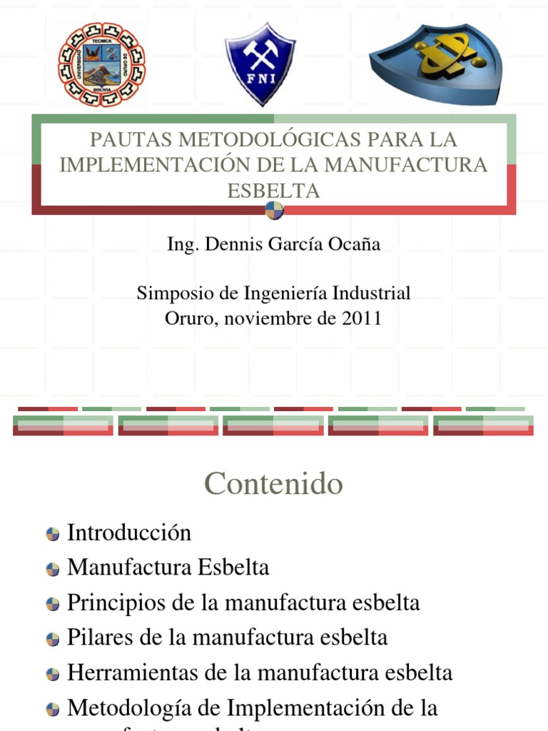 Manufactura Esbelta-170902155505 | PDF | Lean Manufacturing | Gestión de Procesos de Negocio