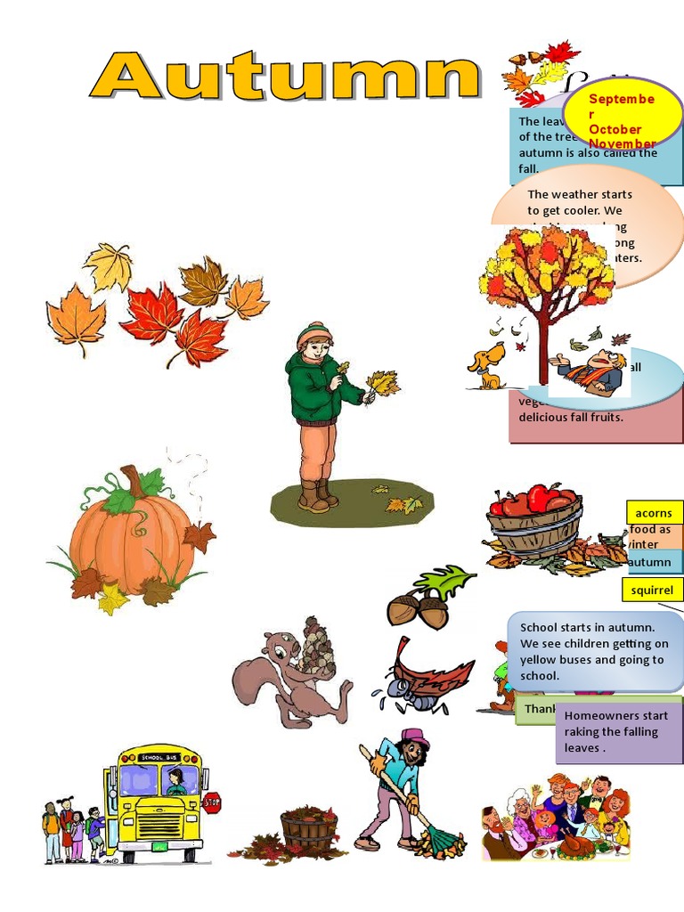 Autumn Classroom Posters Fun Activities Games - 33137 | PDF