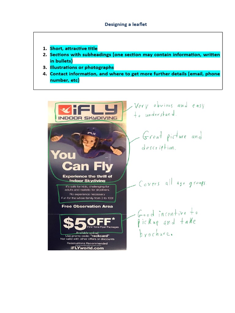 Leaflet Writing | PDF