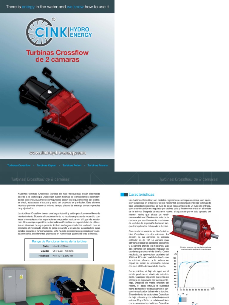 CINK Crossflow | PDF | Turbina | Acero