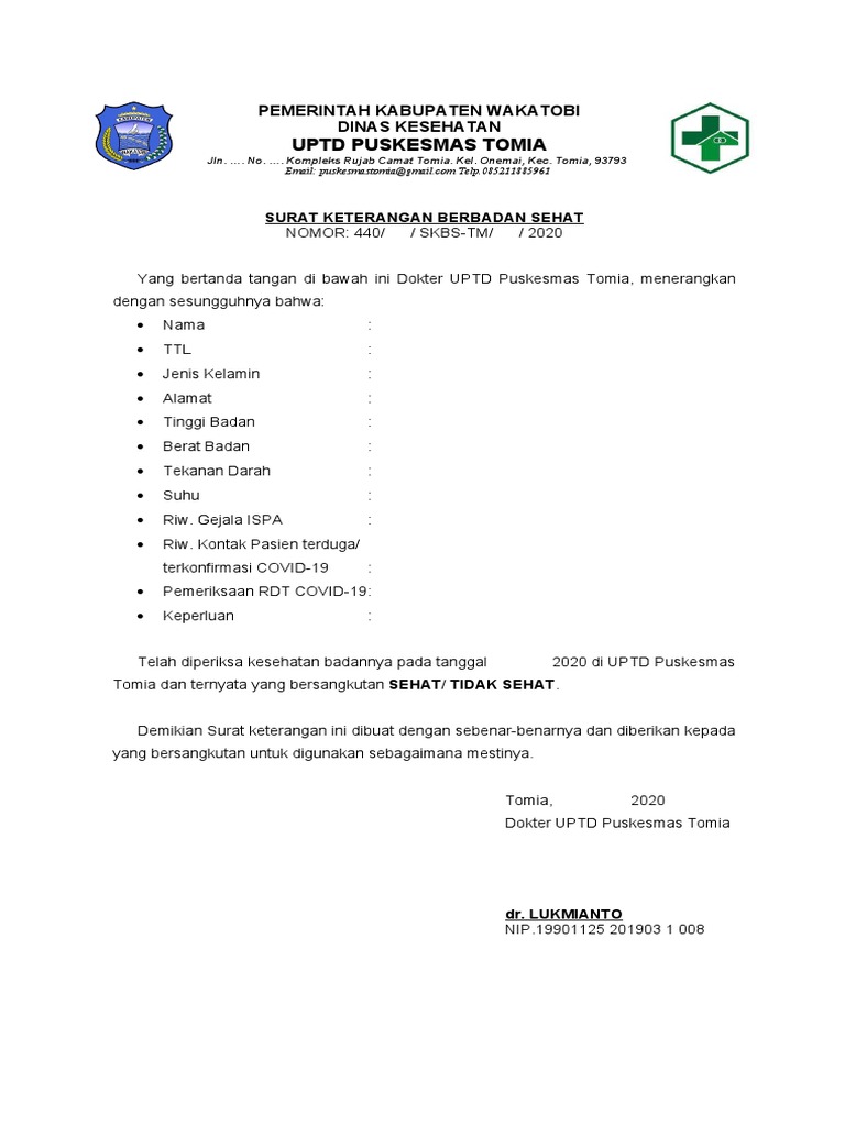 Format Skbs PKM Tomia New | PDF