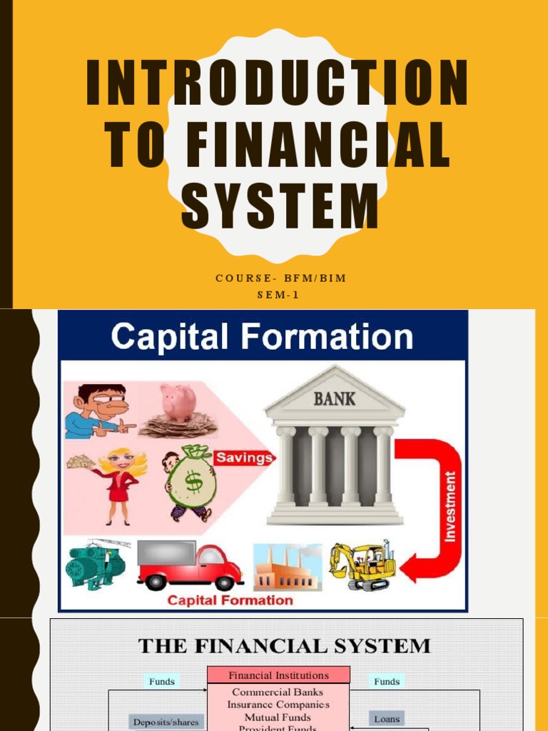Introduction To Financial System | PDF