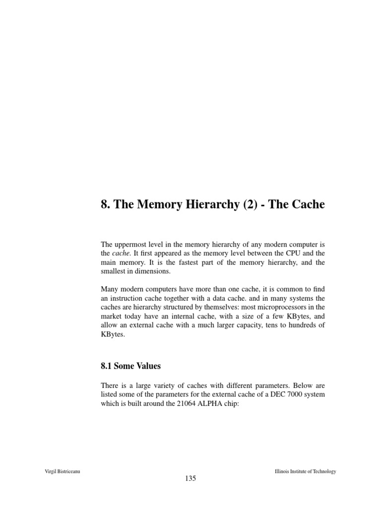 Exploring the Memory Hierarchy: An In-Depth Look at Caches, Their Organization and Block ...