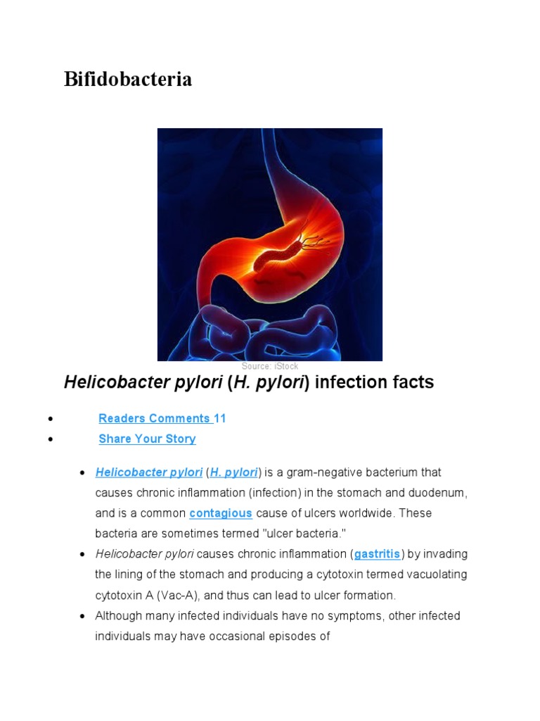 Helicobacter Pylori (H. Pylori) Infection Facts | PDF | Probiotic ...