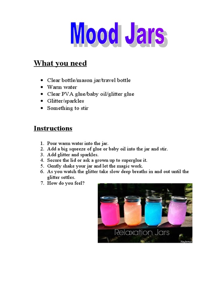 Mood Jars | PDF | Self-Improvement