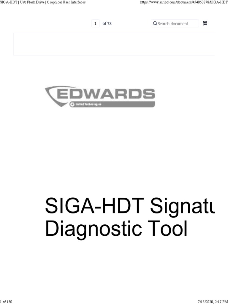 SIGA-HDT - Usb Flash Drive - Graphical User Interfaces PDF | PDF | Usb ...