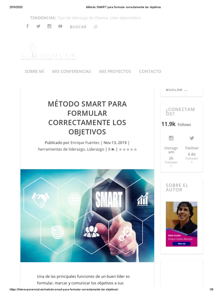 Método SMART para Formular Correctamente Los Objetivos PDF | PDF | Verdad
