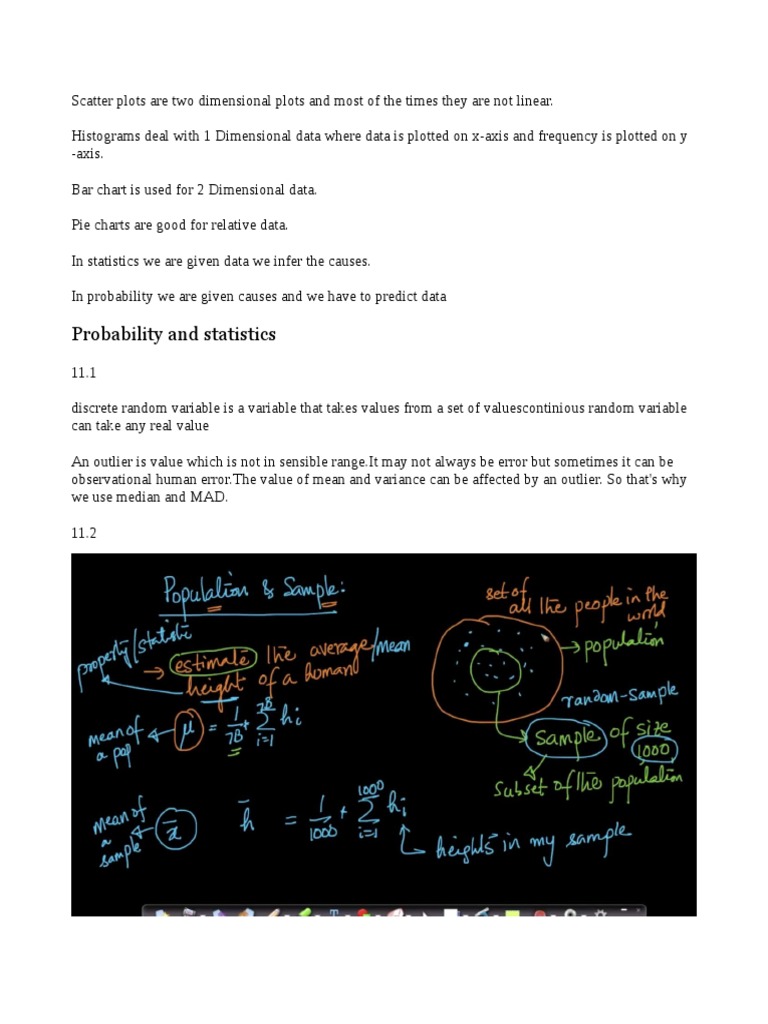 Probability and Statistics | PDF