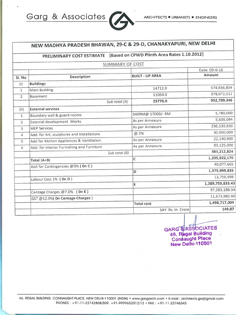 Plinth Area Rate | PDF