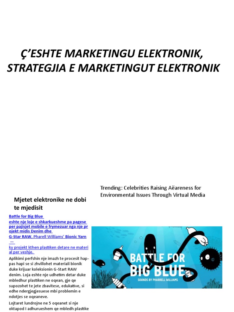 E Marketing Tema 1 | PDF