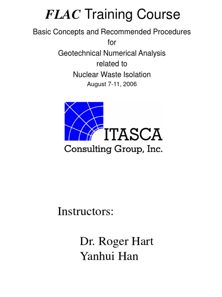 IAEA FLAC Course | PDF | Strength Of Materials | Yield (Engineering)