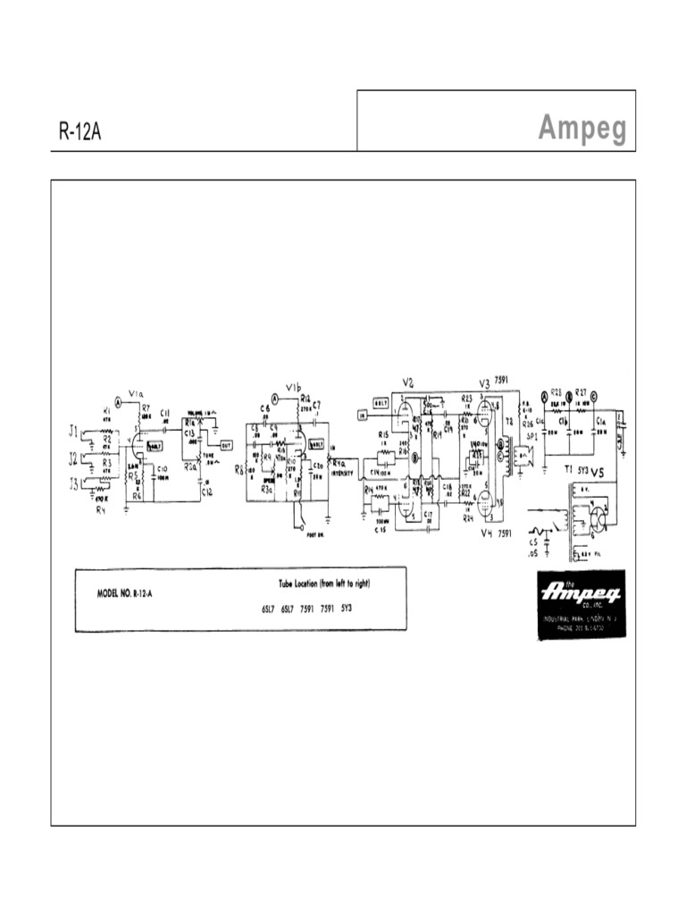 Ampeg R12a | PDF